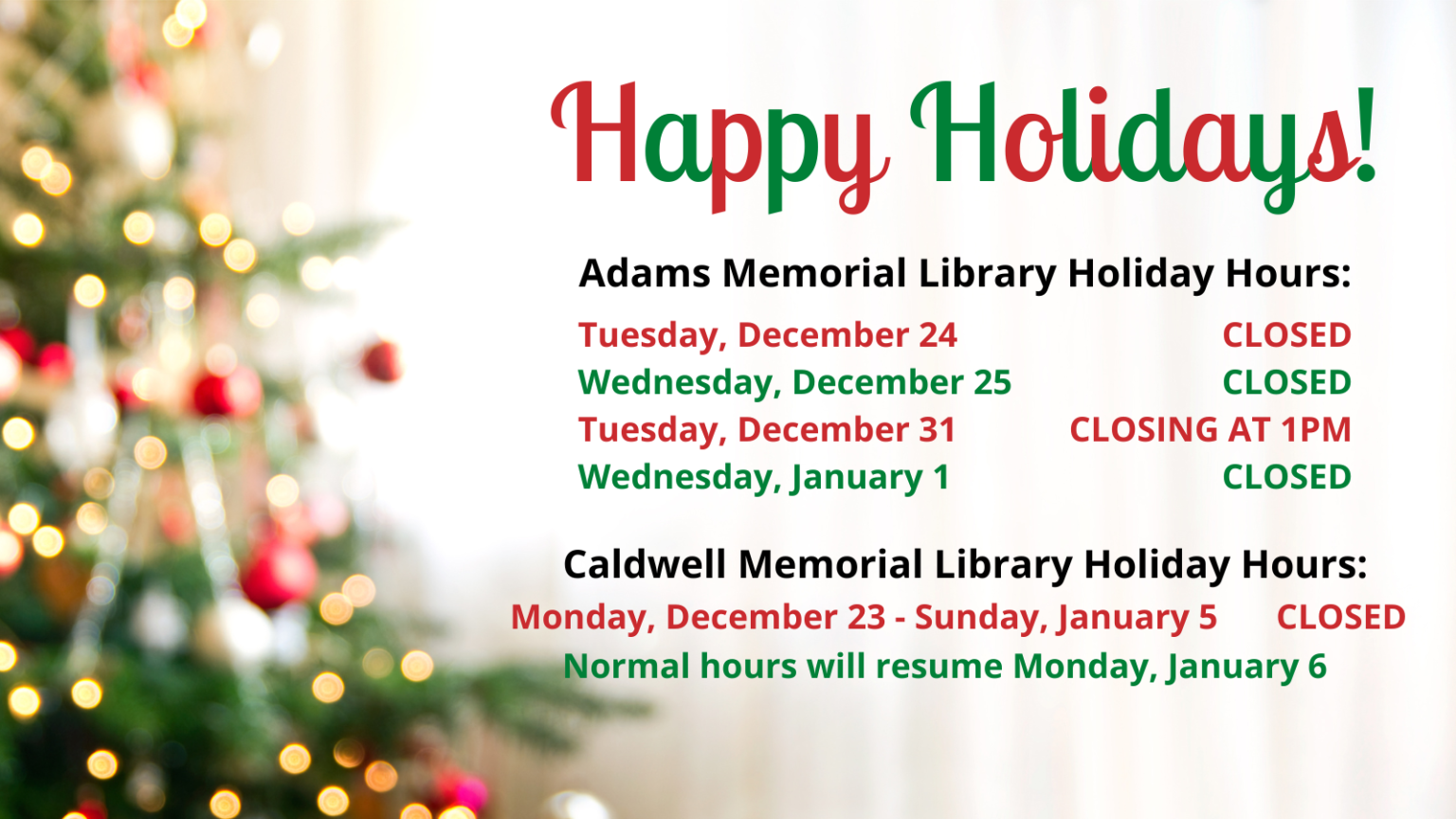 Adams Memorial Library – 1112 Ligonier Street, Latrobe PA 15650 * 724 ...